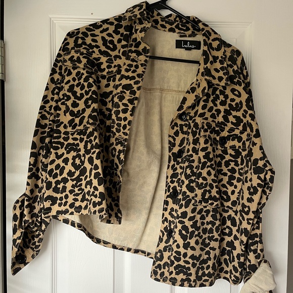 Lulus | Jackets & Coats | Cheetah Print Jacket | Poshmark